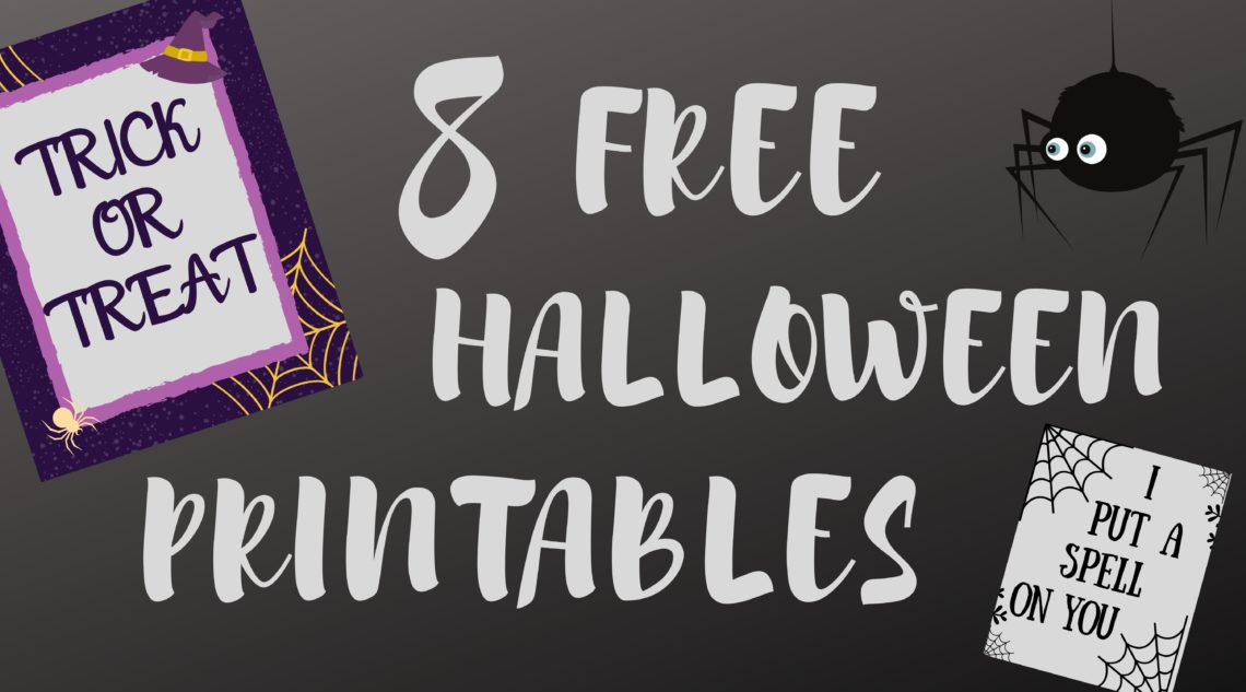8 Free Halloween Printables - The Peculiar Green Rose