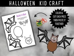 Halloween Printable Bat - The Peculiar Green Rose