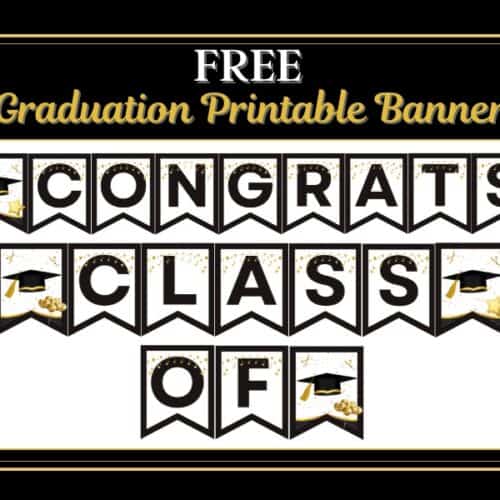 Printable Graduation Hat - The Peculiar Green Rose