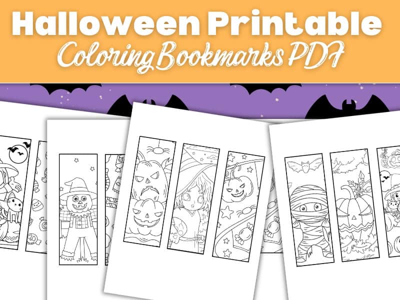Printable Coloring Bookmarks PDF - The Peculiar Green Rose